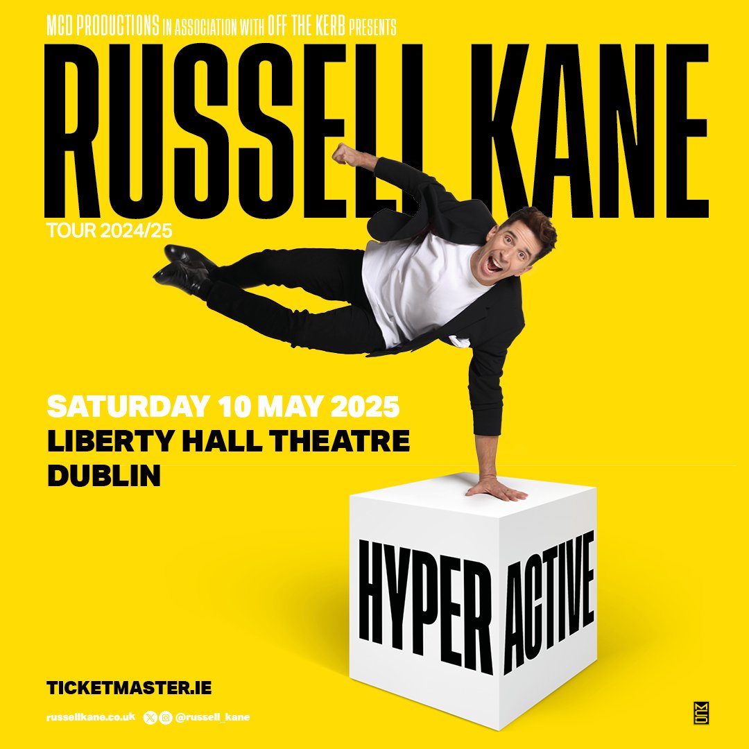 Russell Kane: HyperActive - Liberty Hall Theatre